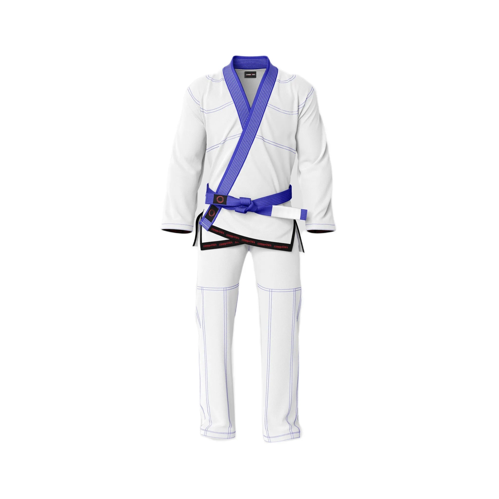 White & Blue Thread Jiu-Jitsu Gi