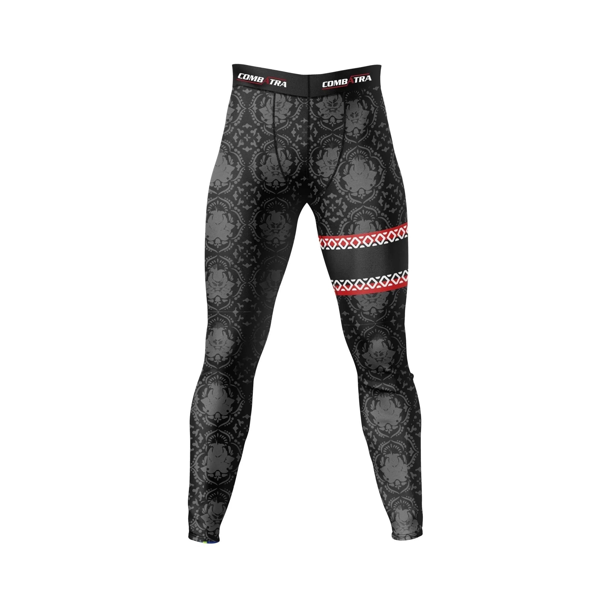Combatra Red Reign Compression Pants | BJJ & MMA Spats